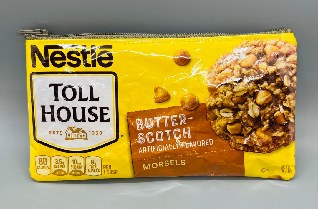 Butterscotch Chips Vinyl Bag. Zipper Pouch. Organizer. Purse. Wallet ...