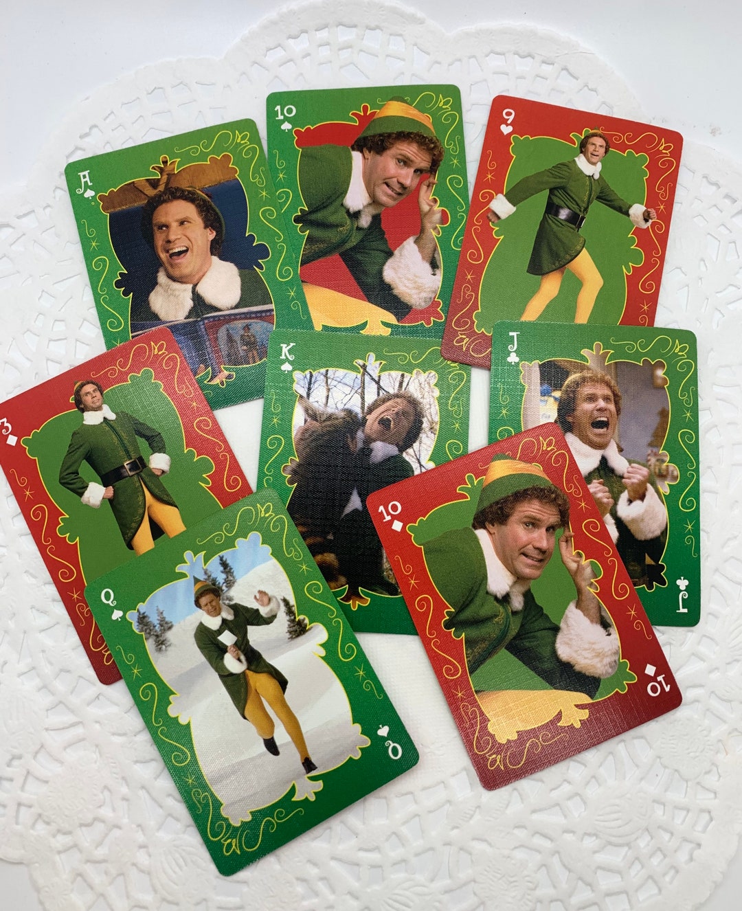 Set of 3 Individual Elf Playing Cards. Movie Ephemera. Mixed - Etsy