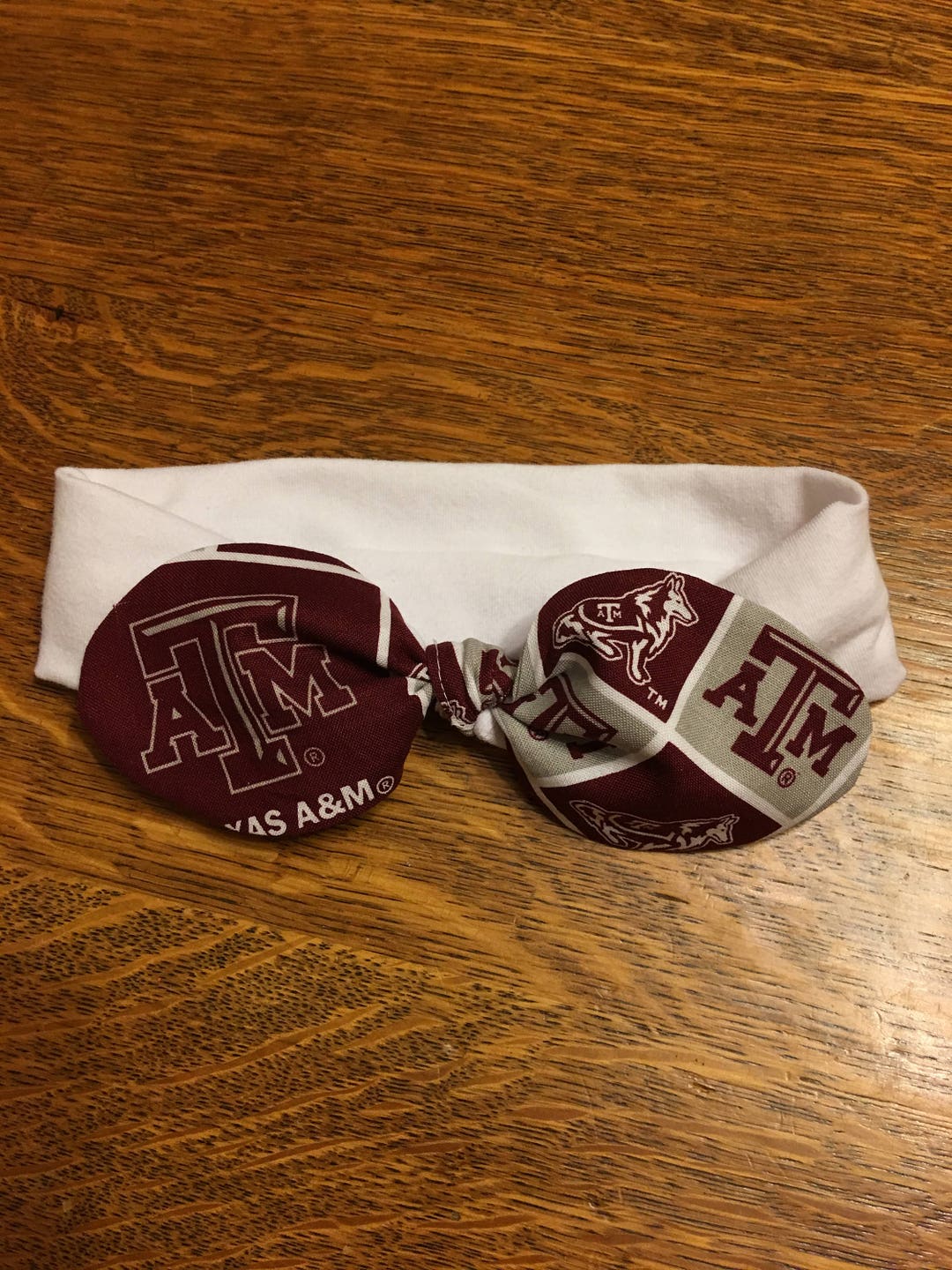 Texas A&M Aggies Stretch Cheer Headband. Football Bow. Baby - Etsy