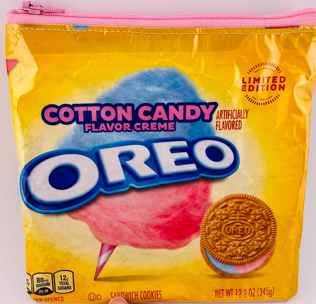 Cotton Candy Oreo Cookie Wrapper Bag. Vinyl Pouch. Wallet. Accessory ...