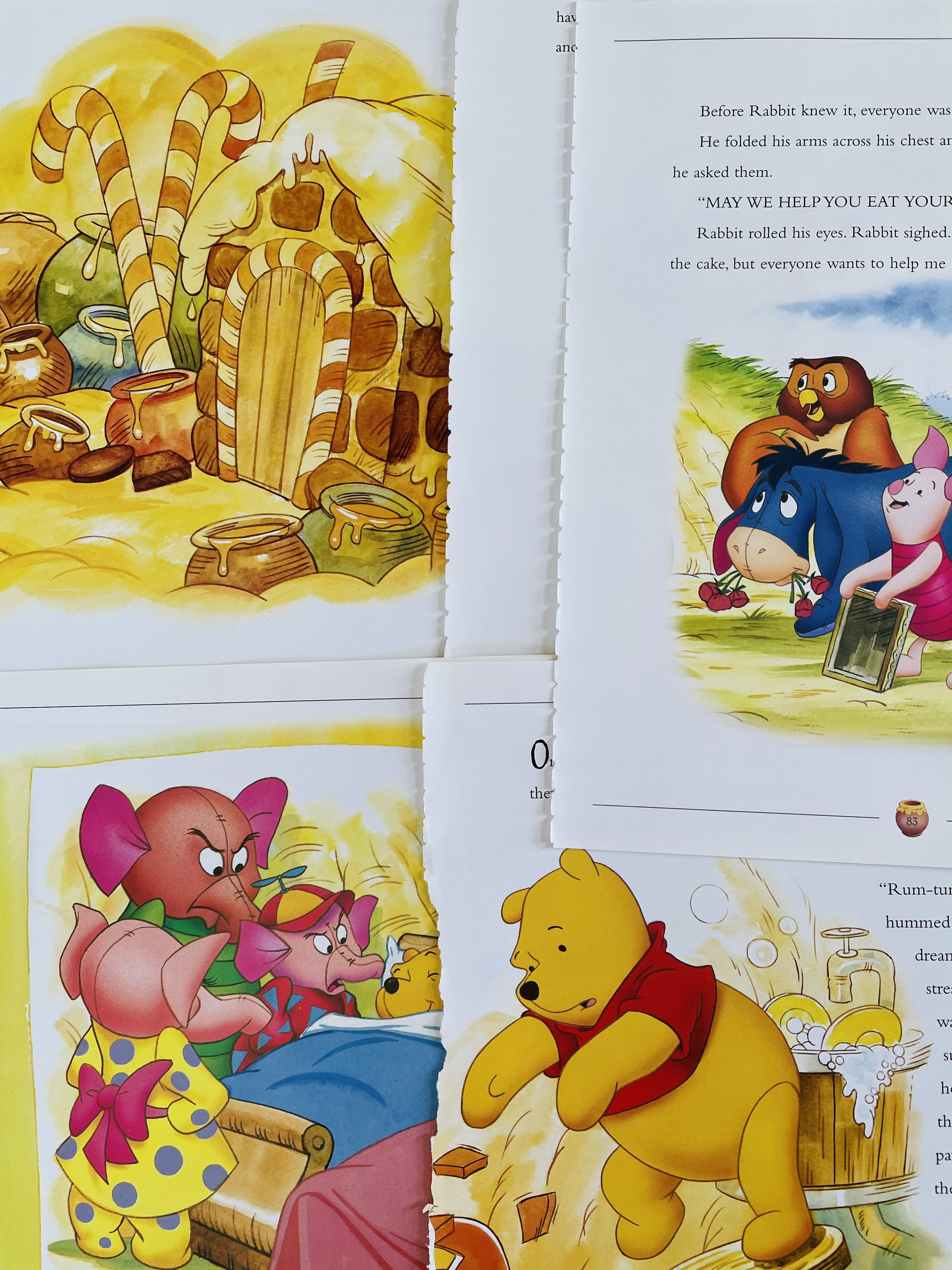 10 Winnie the Pooh Book Pages. Vintage Themed. Disney - Etsy