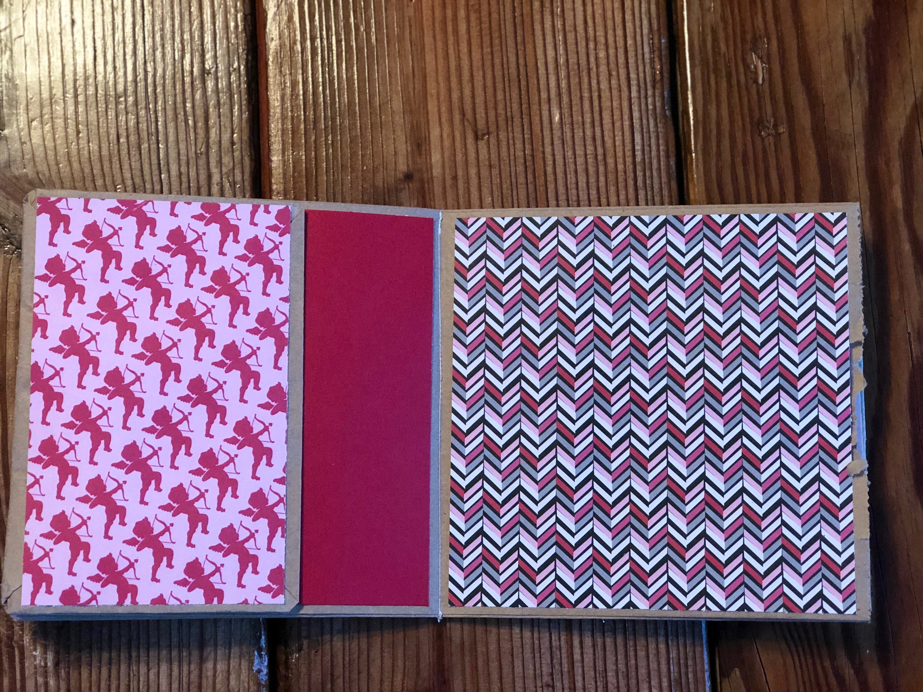 Premade Valentine Paperbag Scrapbook Album. Valentine Junk Journal ...