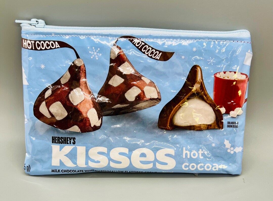 Hot Cocoa Kisses Candy Wrapper Bag. Candy Bag. Christmas. Vinyl Purse ...
