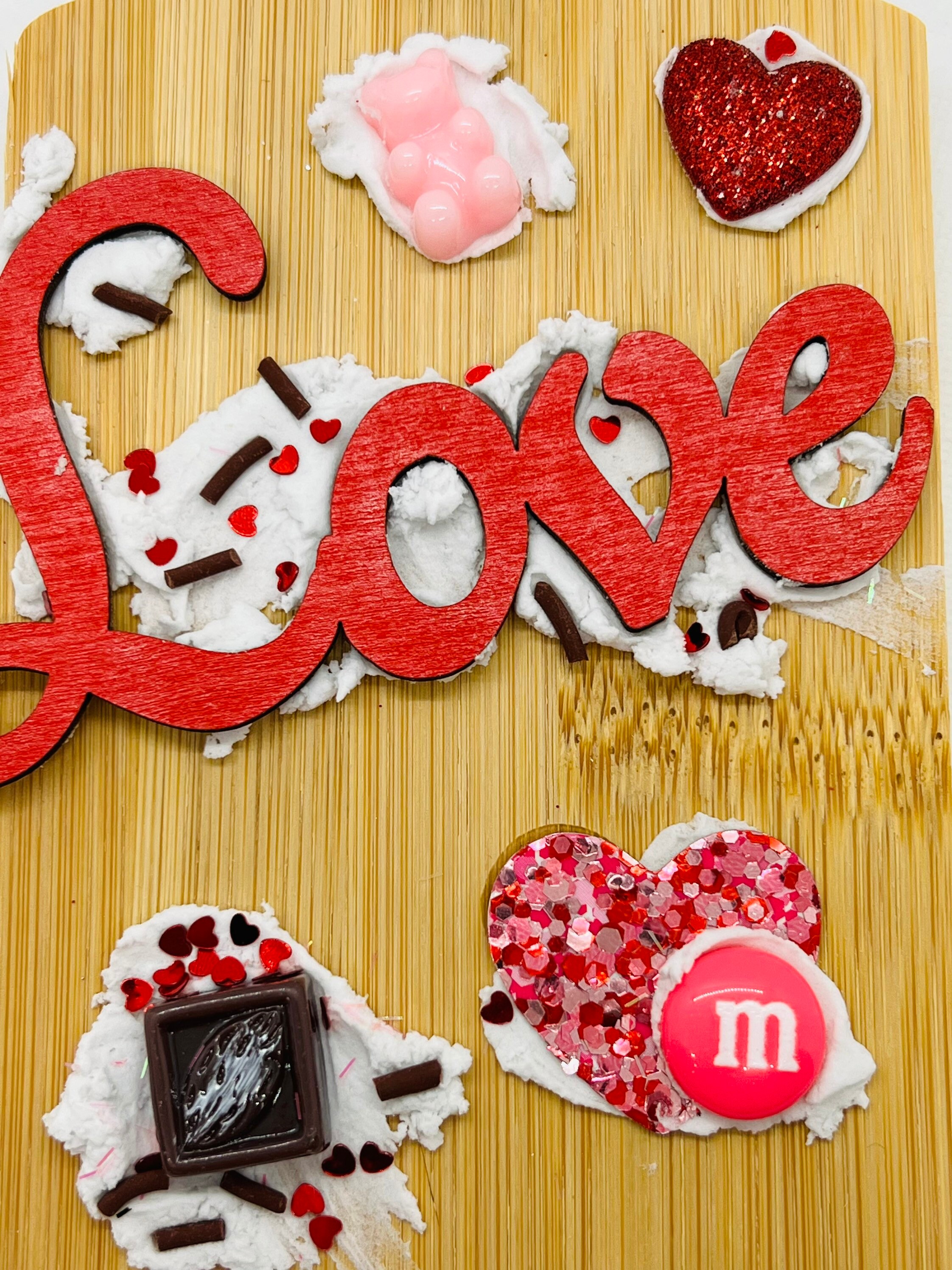 Love Cutting Board. Wood Tiered Tray Decor. Valentine's - Etsy