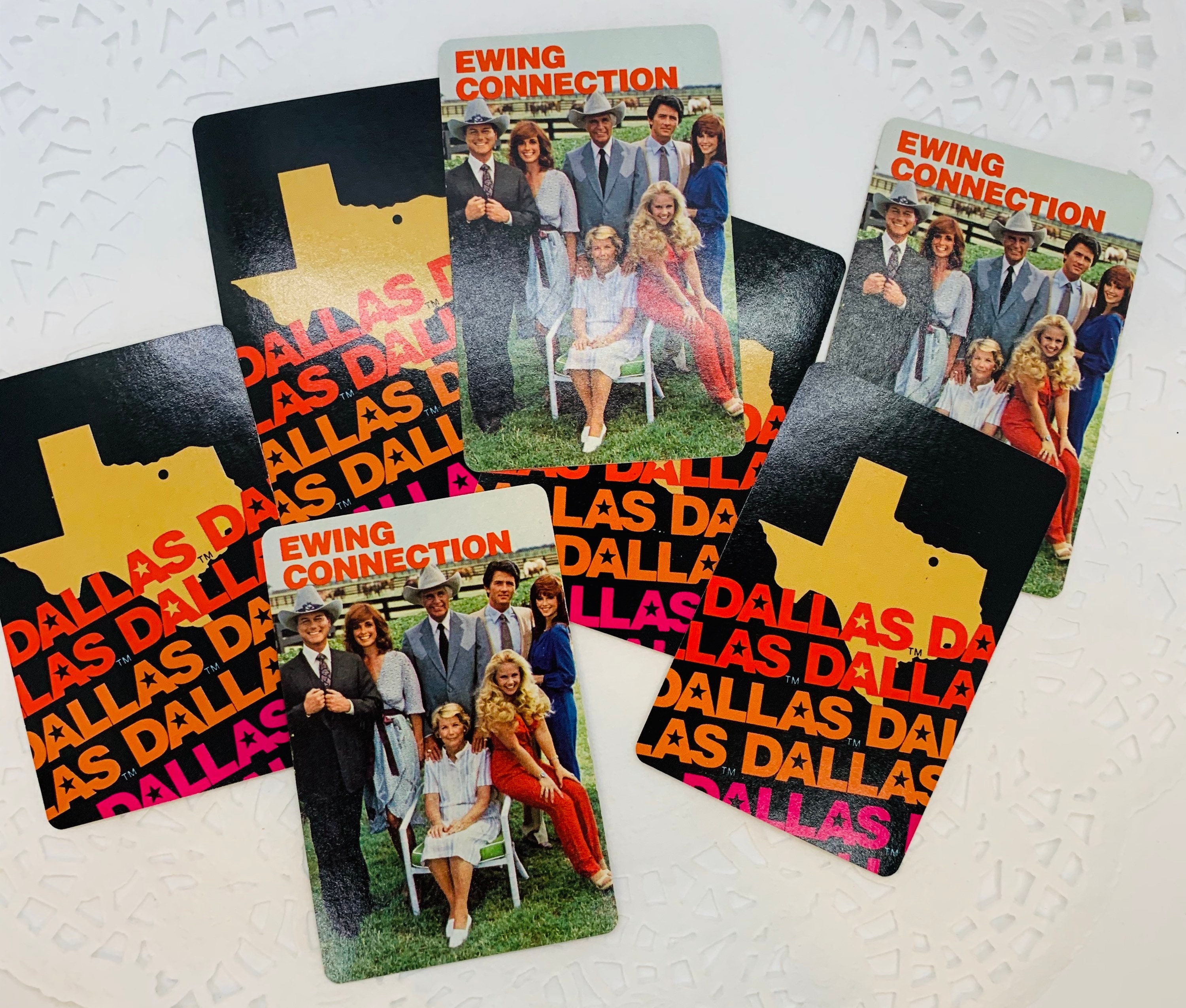 Set of 3 Vintage Dallas Cards. Individual Dallas Game Cards. - Etsy