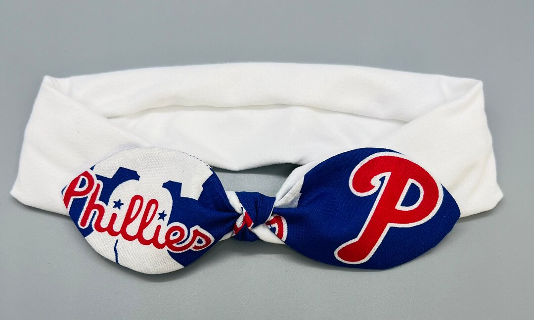 Philadelphia Phillies Stretch Headband. Baby Bow. Baseball. Phillies ...