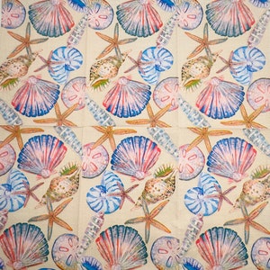 2 Seashell/ocean Paper Guest Towel Napkins. Decoupage/card Making ...
