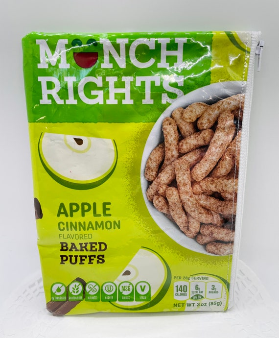 Munch Rights Apple Cinnamon Candy Wrapper Bag. Vinyl Pouch. - Etsy