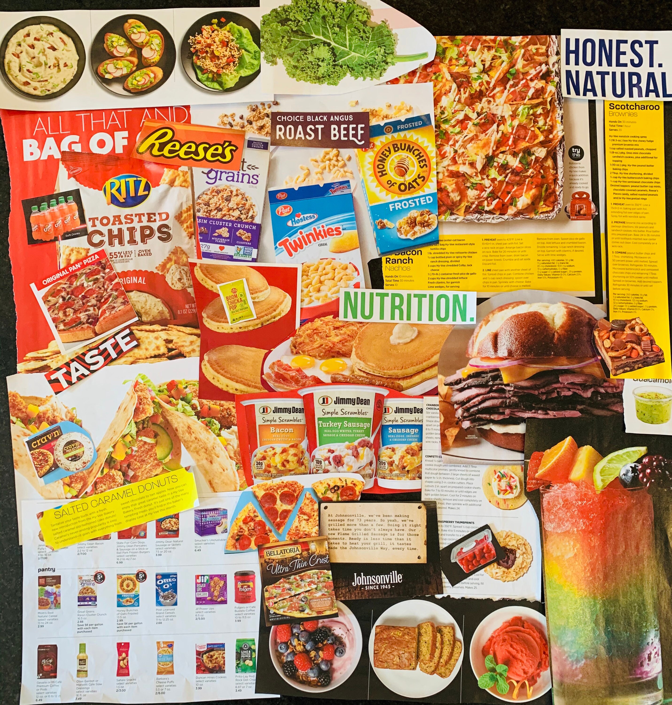 Baking/food Ephemera Kit. Magazine Embellishments. Cooking | Etsy