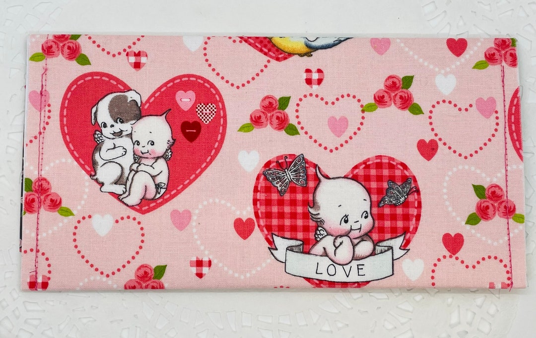 Valentine Fabric Envelope. Kitchen Recipe Envelope. Fabric Planner ...