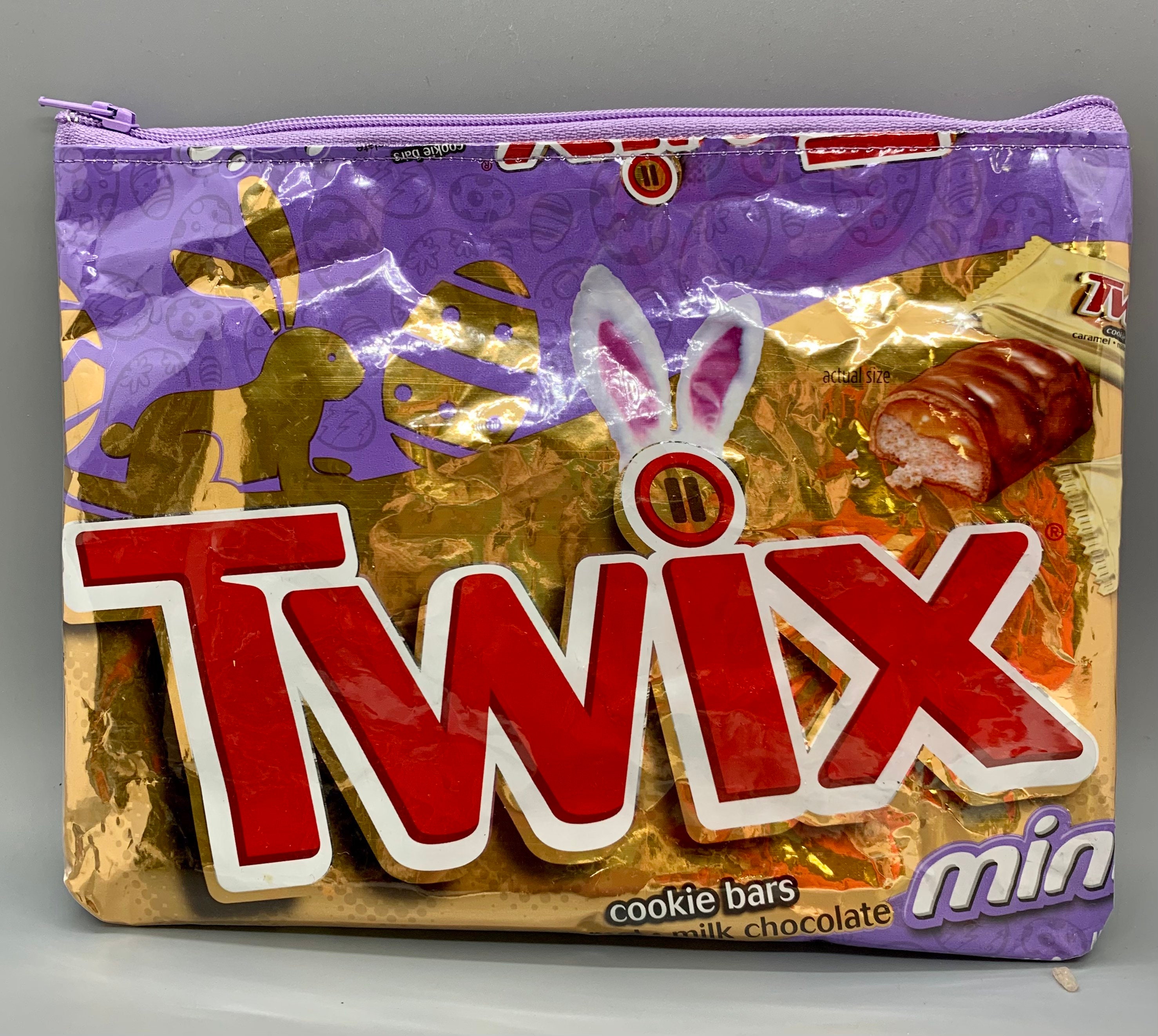 Twix Candy Wrapper Vinyl Bag. Easter Candy Wrapper Bag. | Etsy