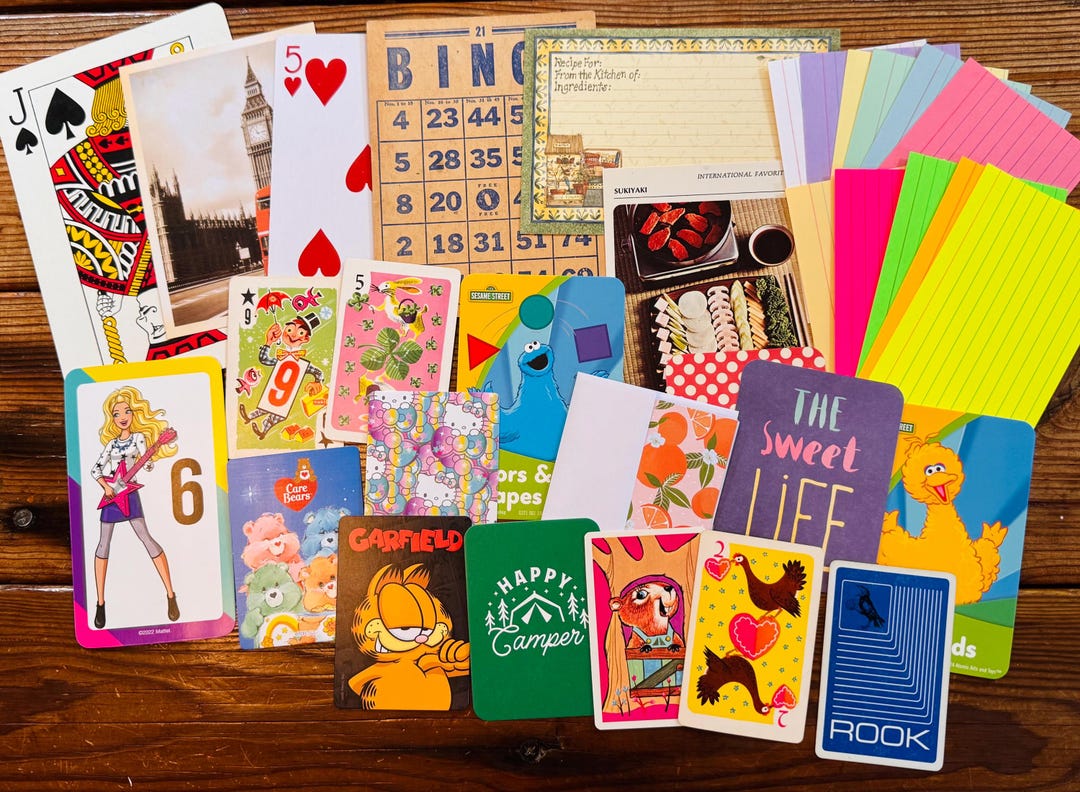 CARDS. ONE RANDOM Set of Cards. Mystery Pack. Variety Pack. Paper ...