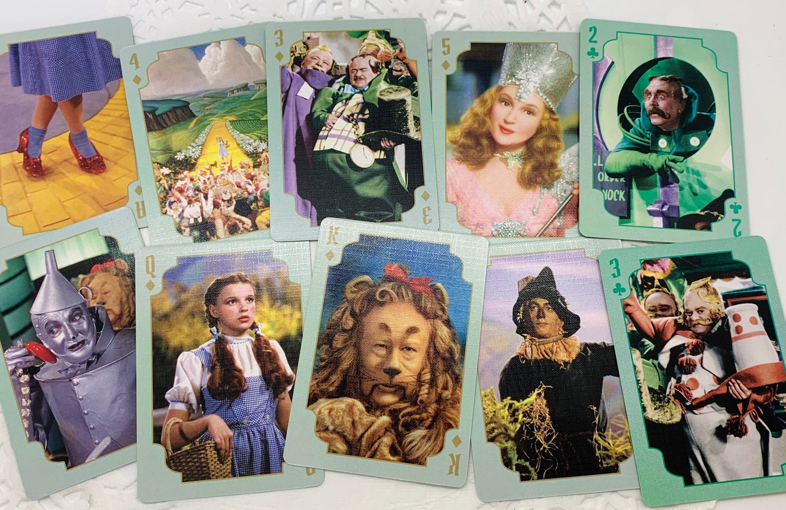 Set of 3 Individual Wizard of Oz Playing Cards. Movie - Etsy