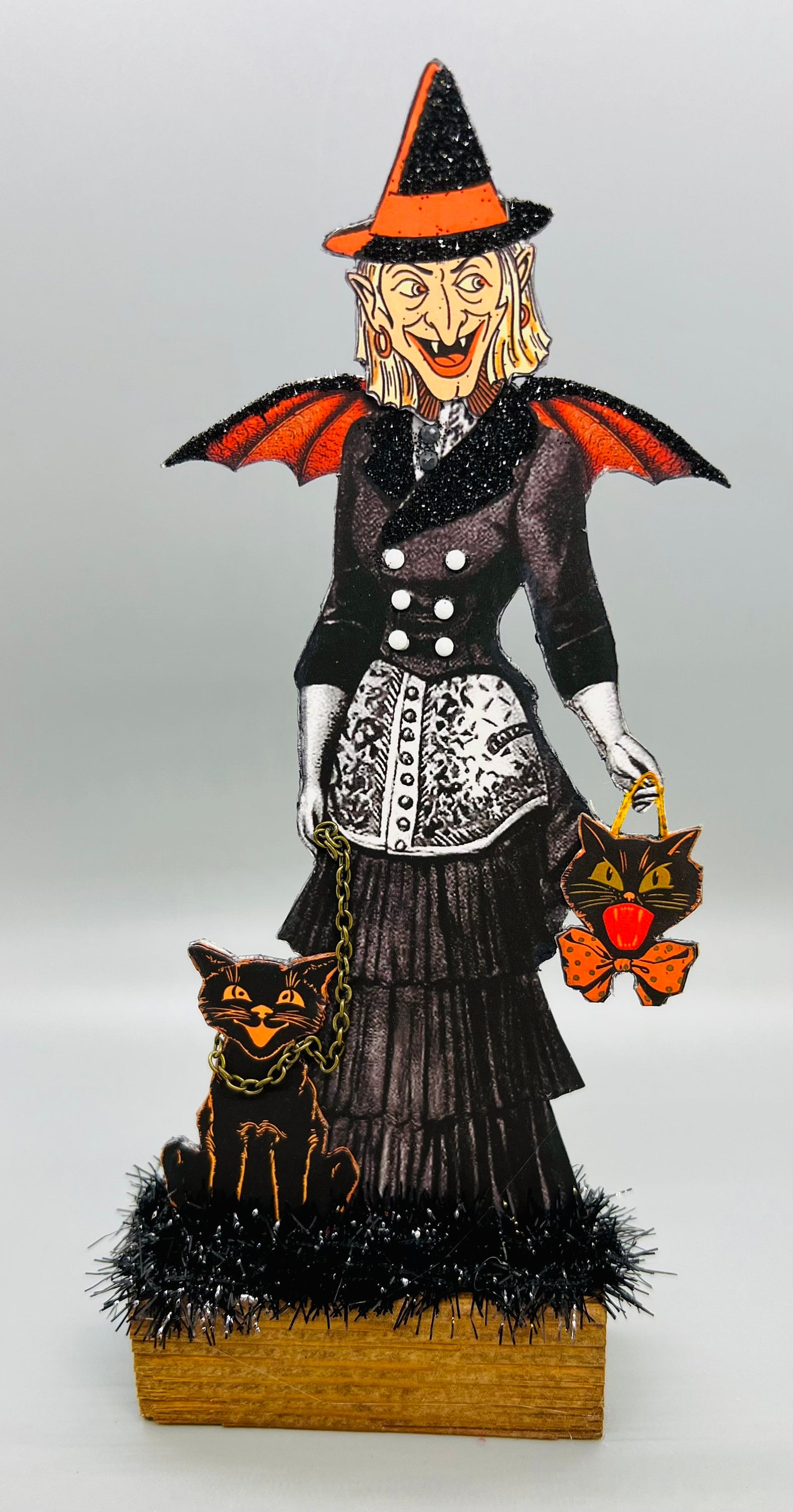 Vintage Halloween Paper Art Decorations. Spooky Accents. - Etsy