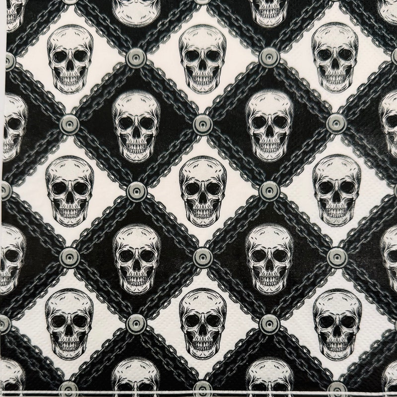 Skull Decoupage - Etsy