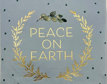 Peace Paper Napkins - Etsy