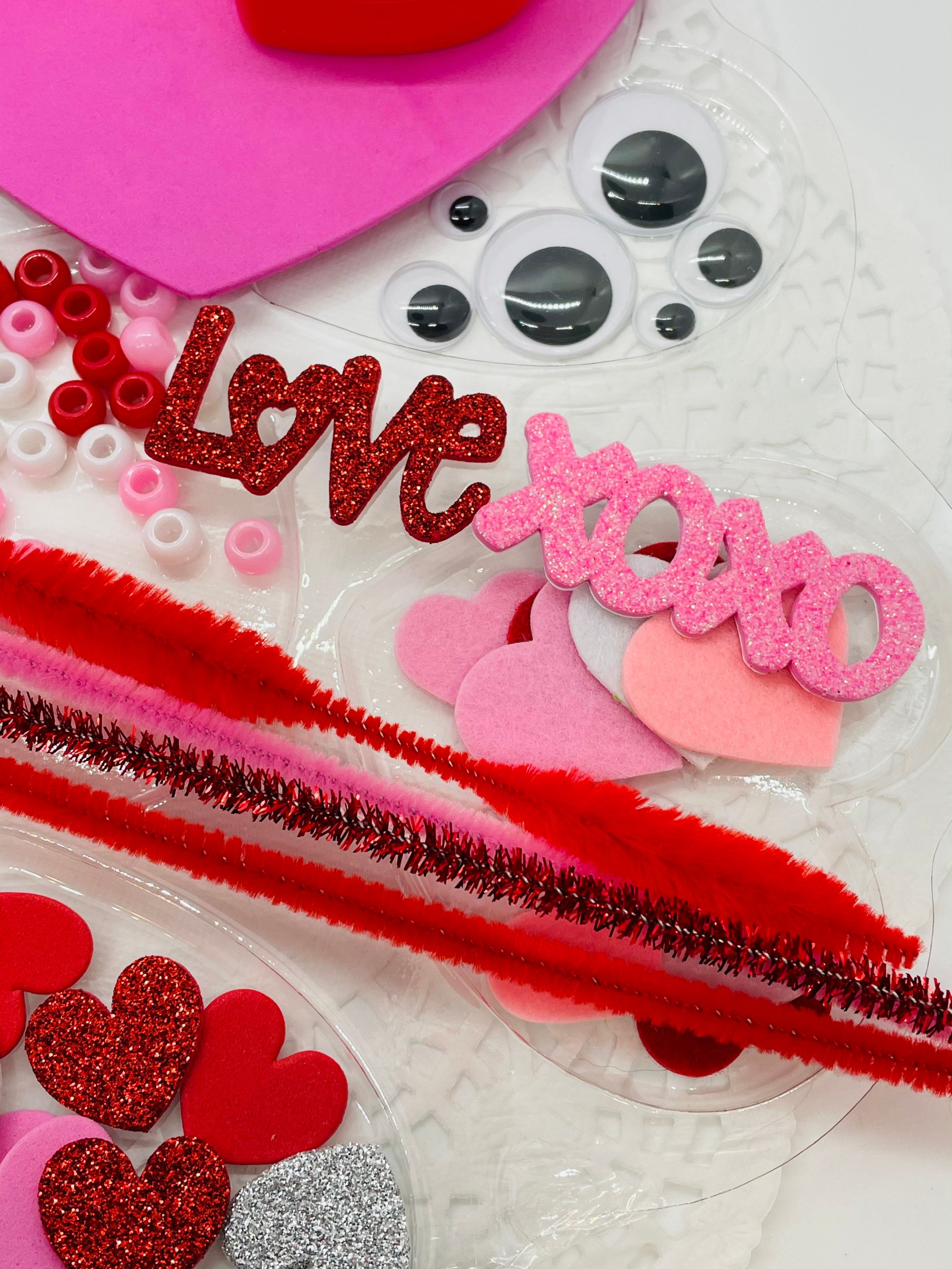 Valentine Craft Kit. Love Craft Kit. Children's Craft Kit. | Etsy