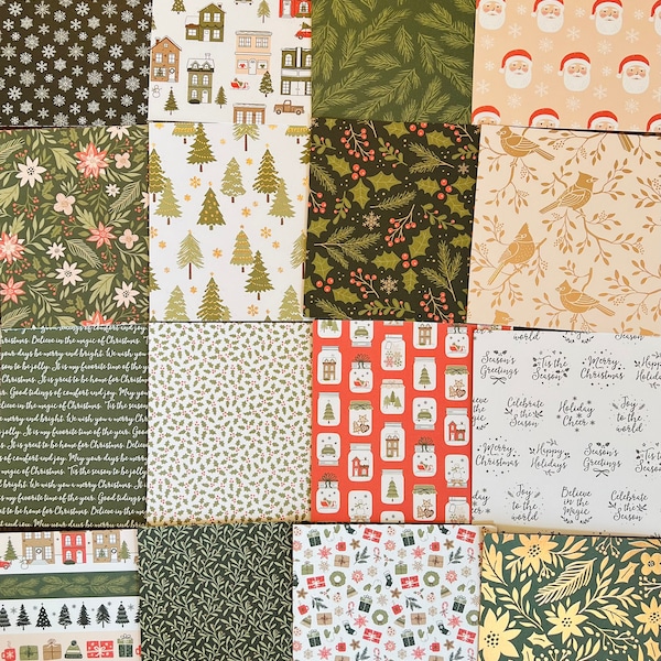 Christmas Cardstock - Etsy