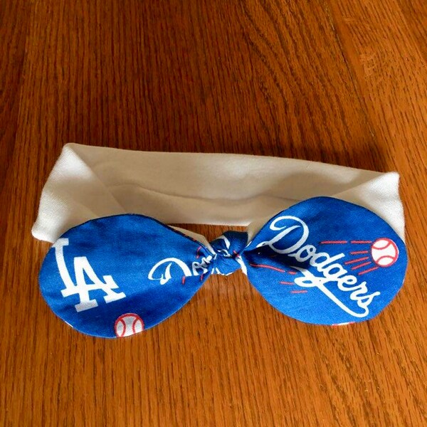 La Dodgers Hair Bow - Etsy