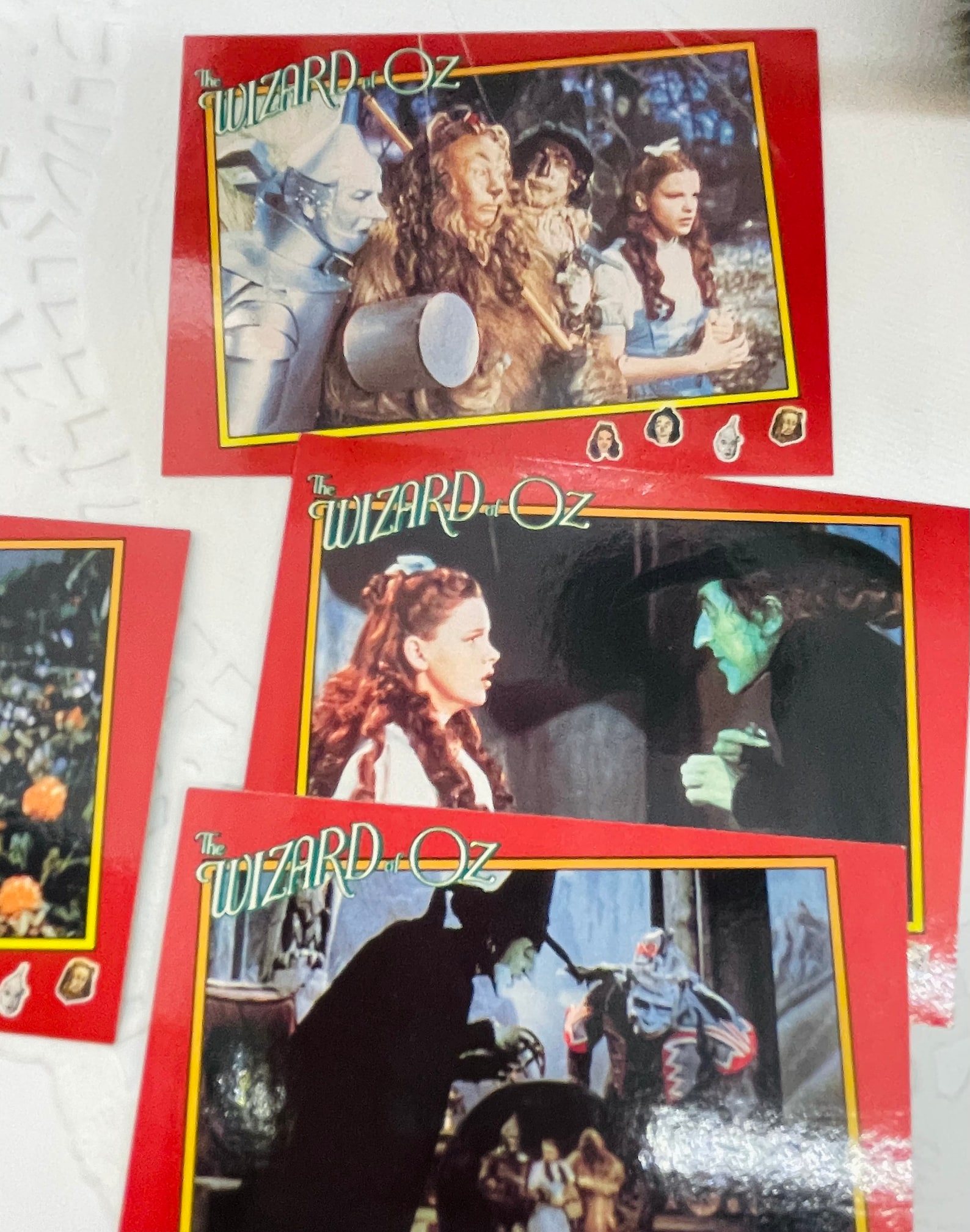 Set of 3 Individual Wizard of Oz Trading Cards. Movie - Etsy
