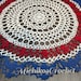 Handmade Crochet Doily, Eagle and Star, 4th of July, Home Decor - Etsy