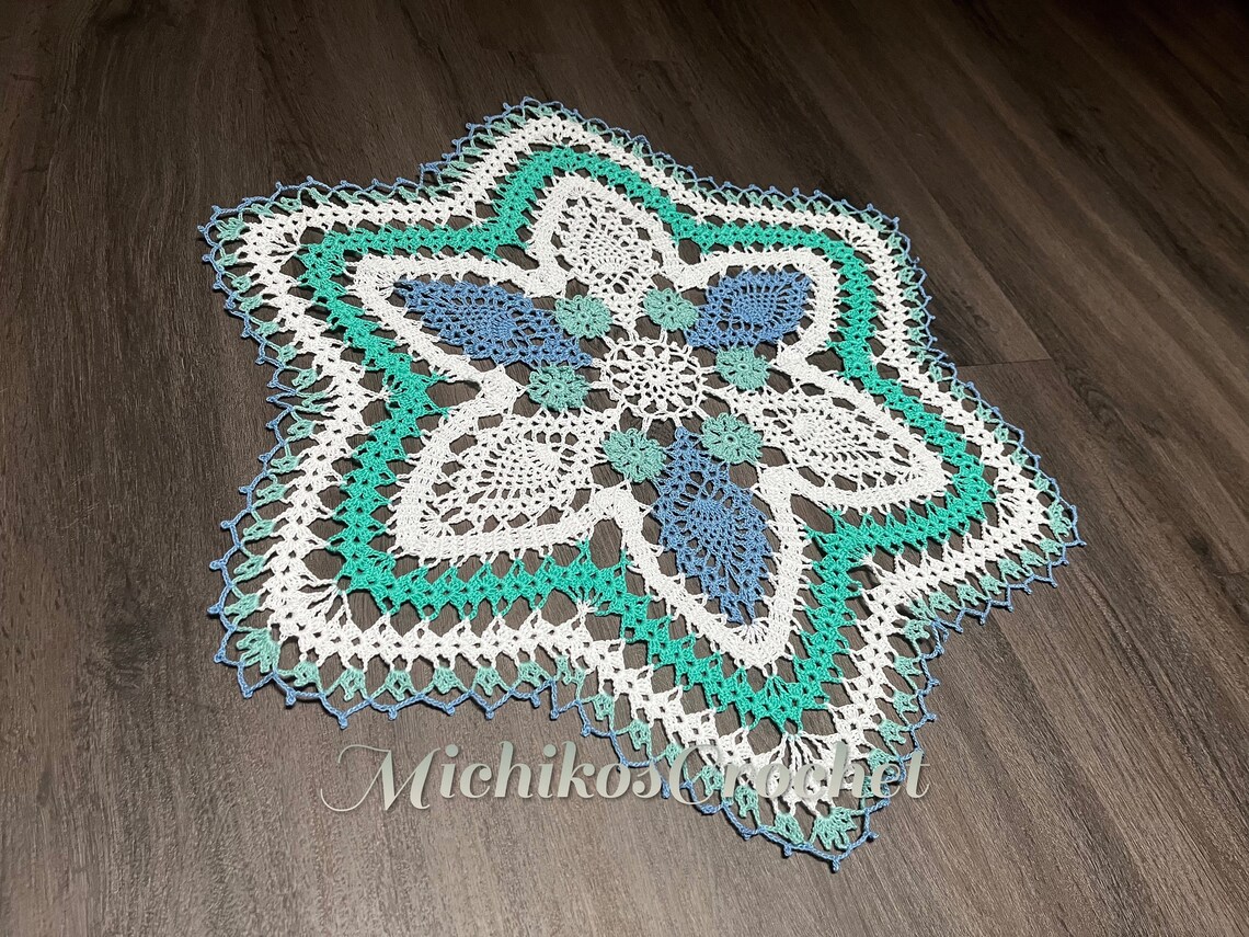 Handmade Crochet Doily, Pastel Color, Home Decor, Unique - Etsy