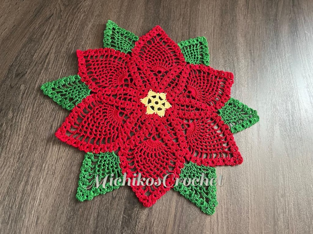 Handmade Crochet Christmas Doily, Home Decor, Holiday Gift - Etsy