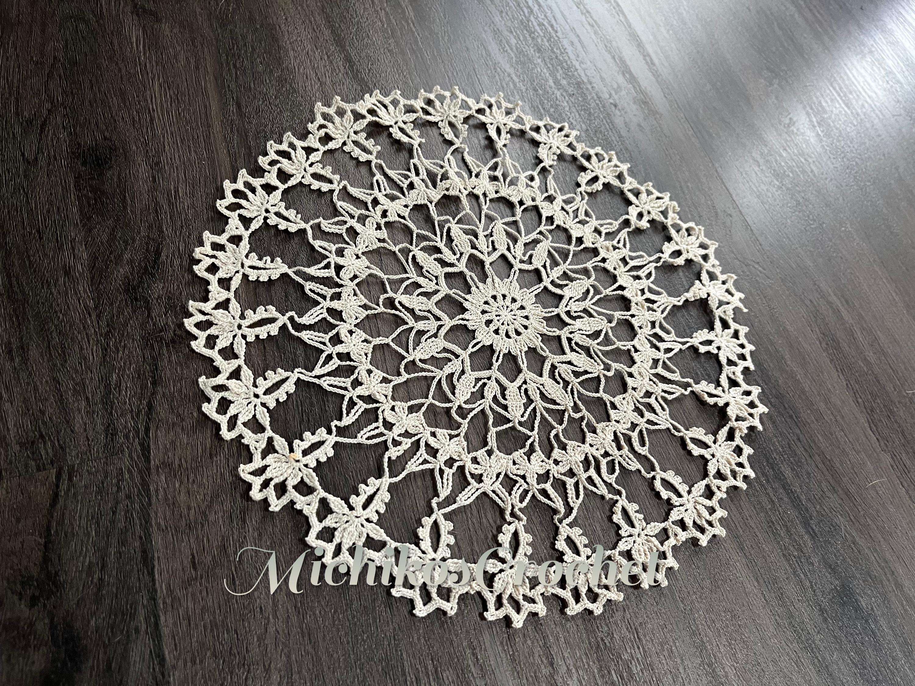 Handmade Crochet Doily, Natural Color, #20 Thread, Home Decor - Etsy