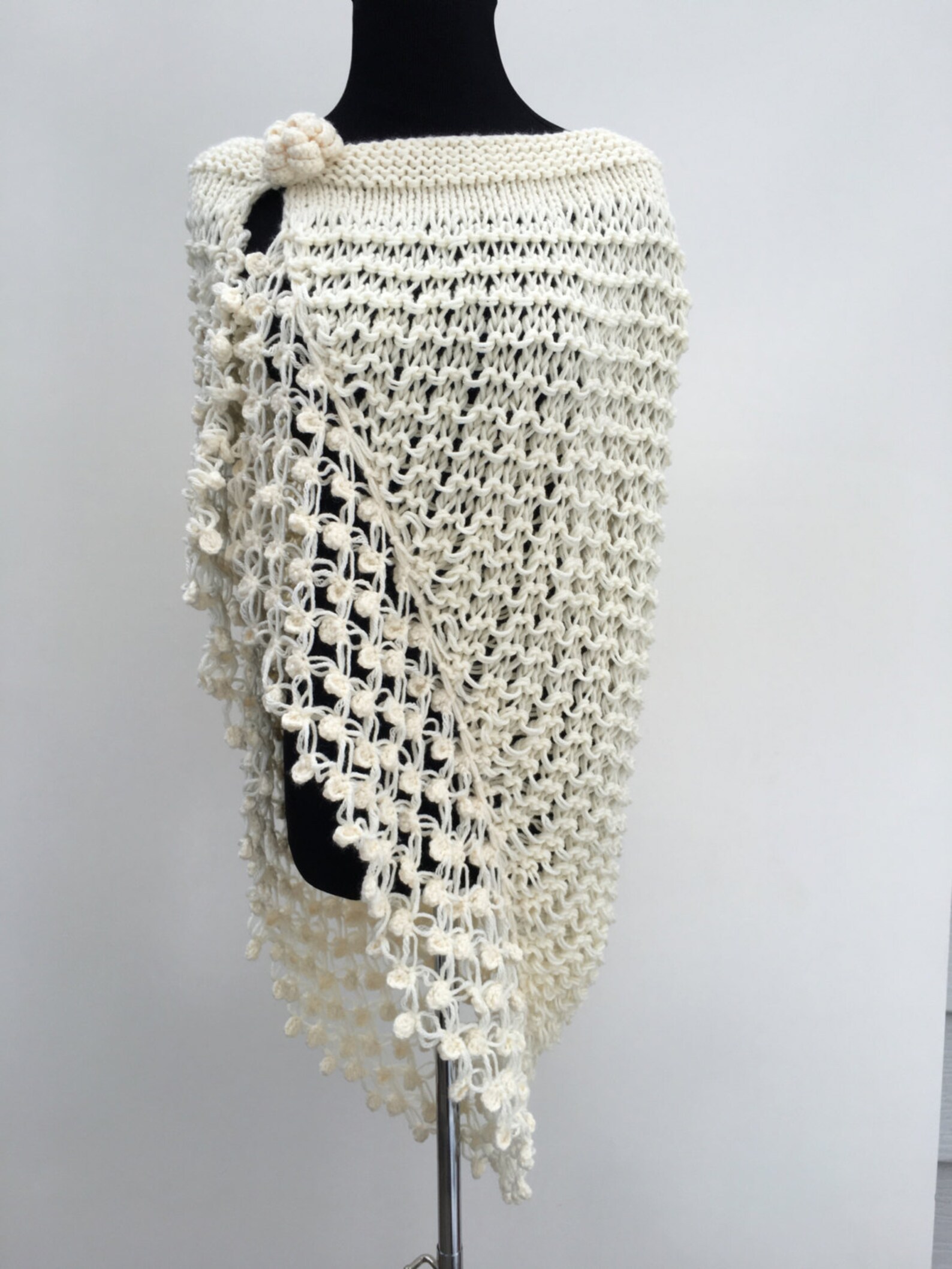 Wedding Shawl,bridal Cream Shawl, Bridal Bolero, Wedding Bolero, Shawl ...