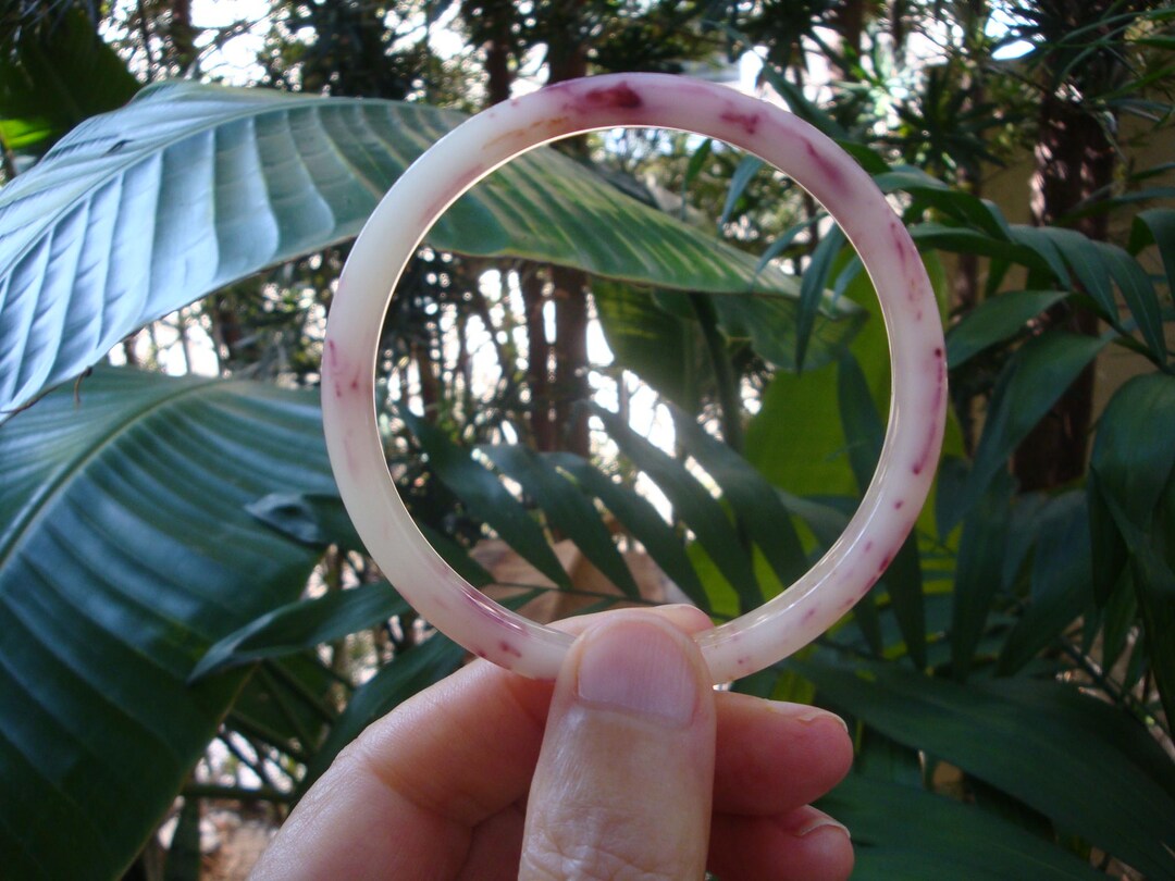 Vintage 1/4" Restored Bakelite Bracelet! Lovely Marbled Purple ...