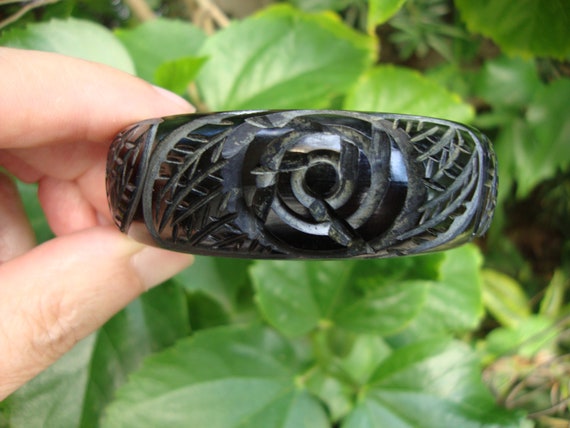 Black bakelite bracelet store