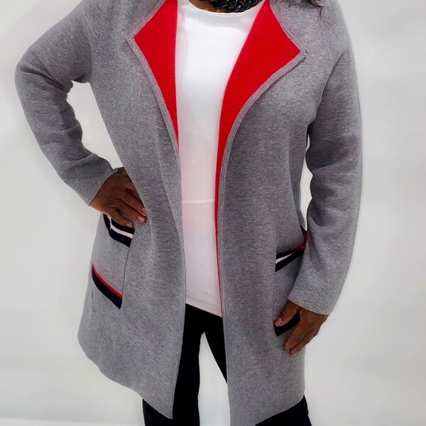 Women Gray Sweater - Etsy