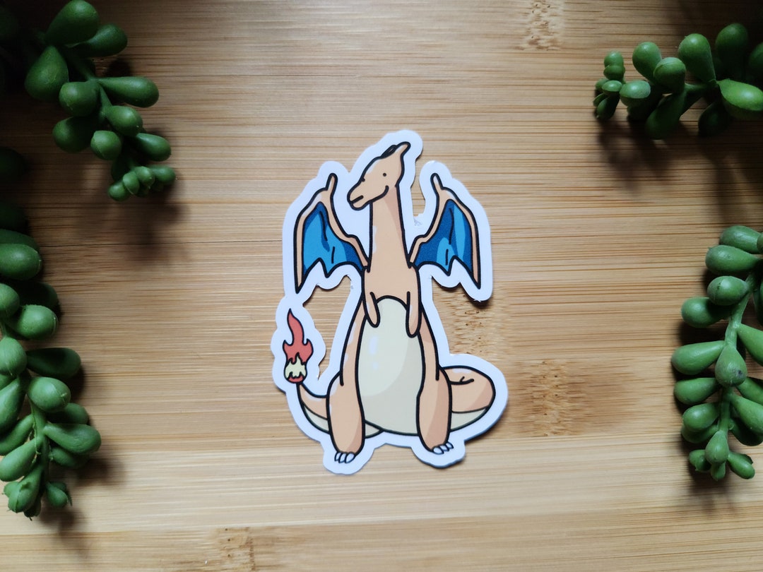 Charizard Vinyl Sticker - Etsy
