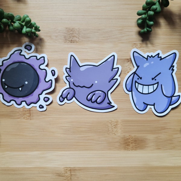 Gengar Sticker Pack - Etsy