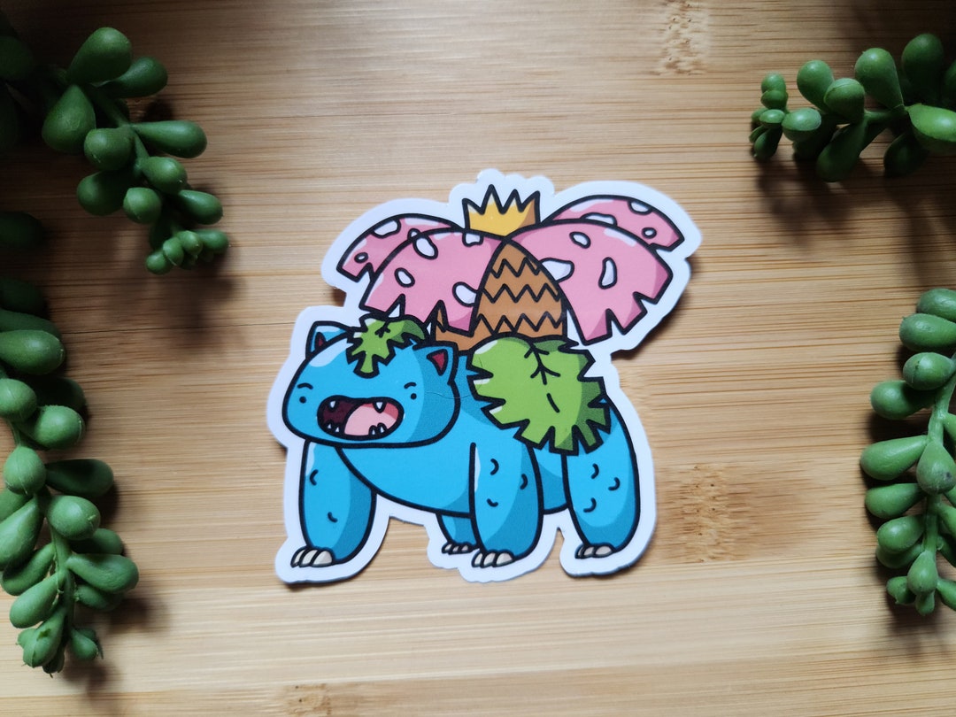 Venusaur Vinyl Sticker - Etsy