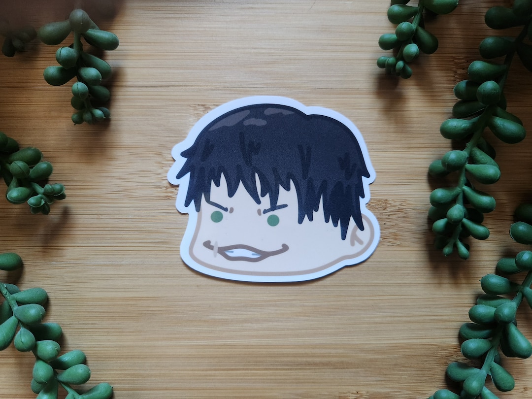 Toji Fushiguro Chibi Vinyl Sticker - Etsy