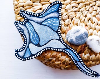 Manta Ray Patch | Etsy