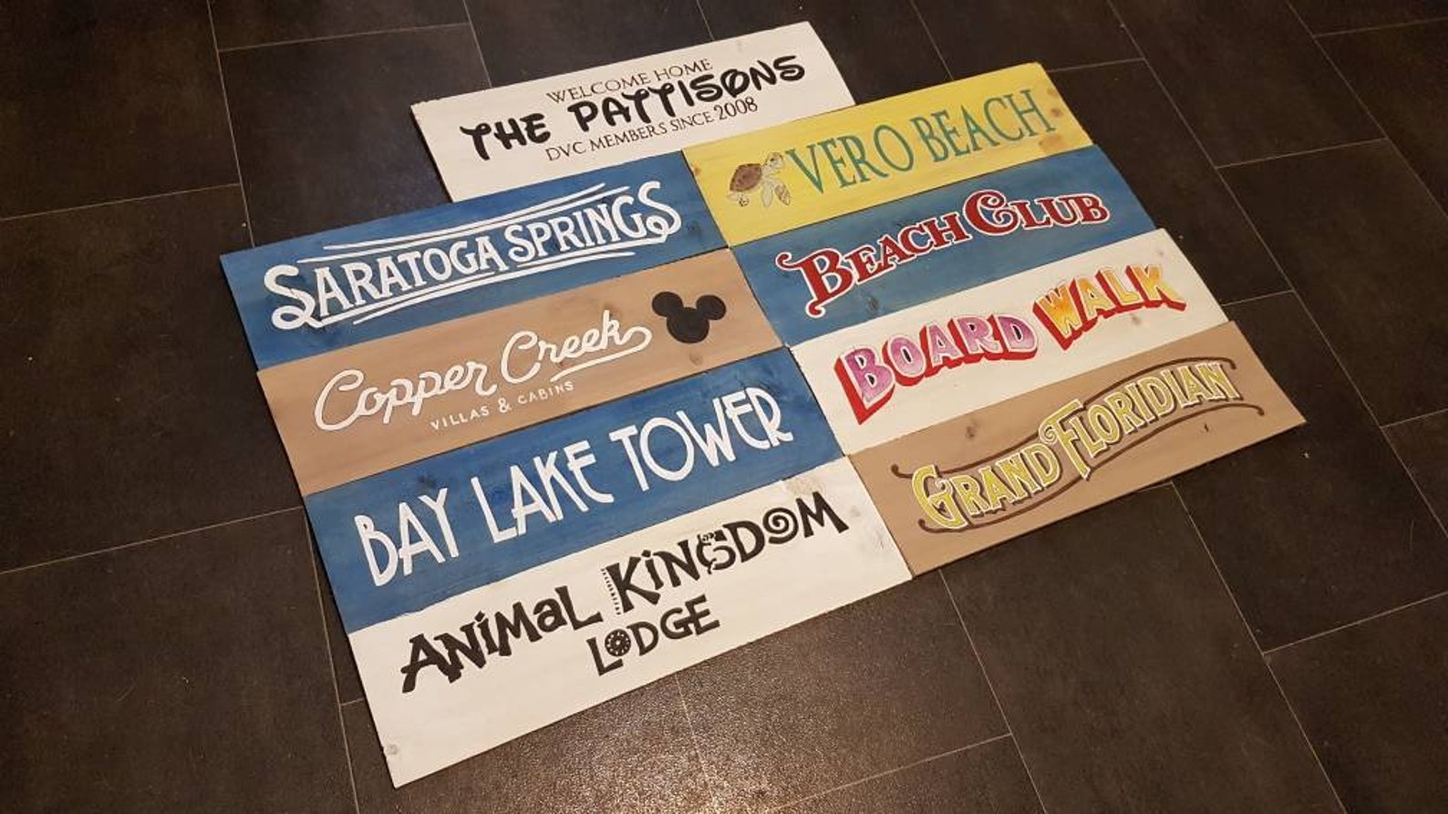 Disney Theme Park/ride Signpost Slats Wedding Table Names - Etsy UK