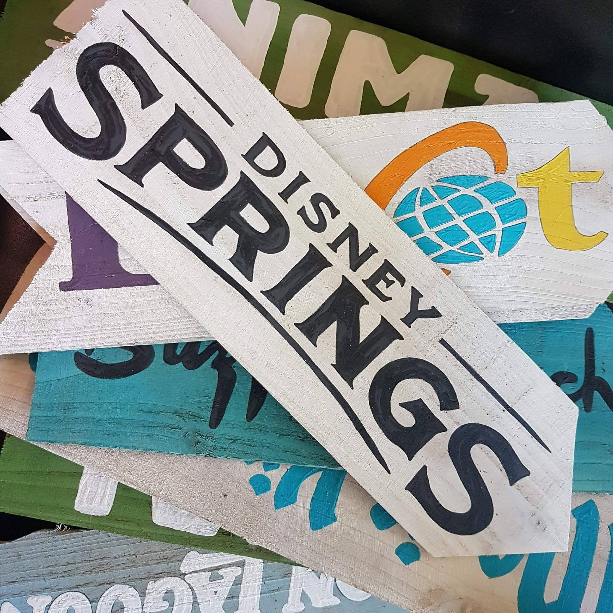 Disney Theme Park/ride Signpost Slats Wedding Table Names | Etsy UK