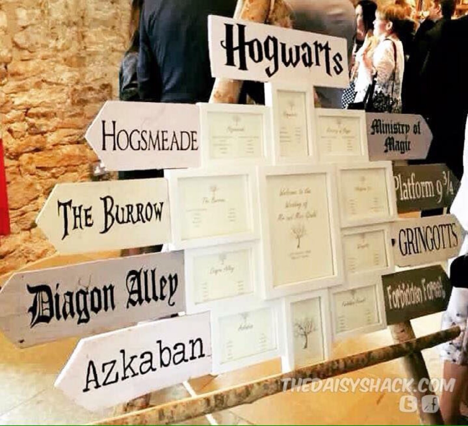 Disney Theme Park/ride Signpost Slats Wedding Table Names | Etsy UK