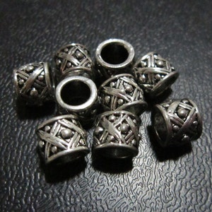 5PCS Silver Dreadlock Beads Dread Hair Braid Jewelry - Etsy