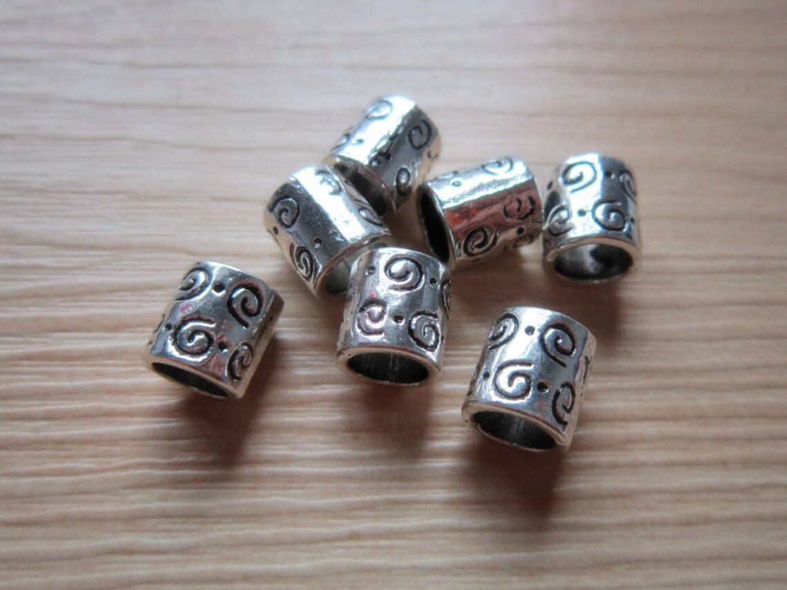 5PCS Tibetan Silver Dreadlock Beads Dread Jewelry Making - Etsy