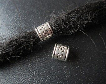 5PCS Silver Dreadlock Beads Dread Hair Braid Jewelry | Etsy