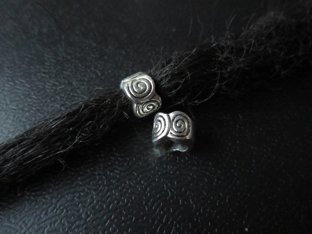 5PCS Silver Dreadlock Beads Dread Hair Braid Jewelry Accessories 5.8mm Hole - Etsy