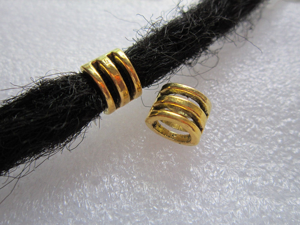 2PCS gold Dreadlock beads dread Hair Braid Jewelry Accessories | Etsy