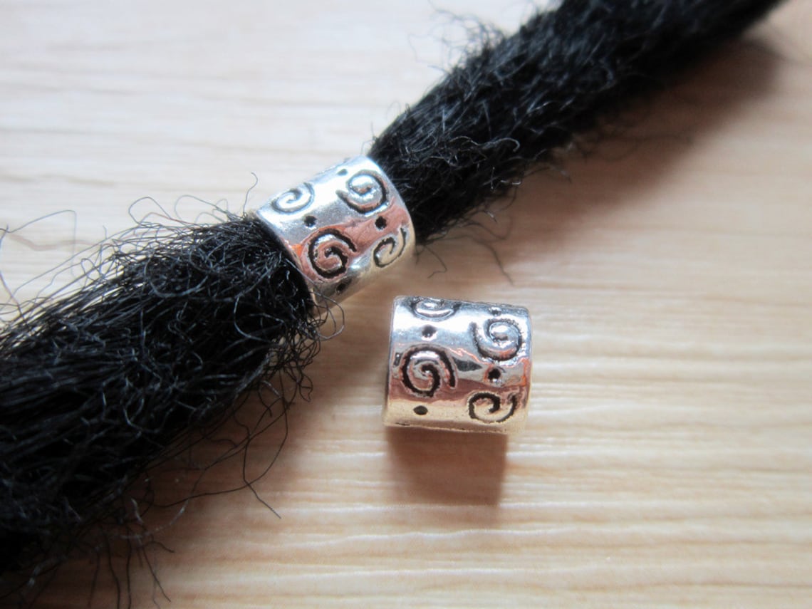 5PCS Tibetan Silver Dreadlock Beads Dread Jewelry Making - Etsy