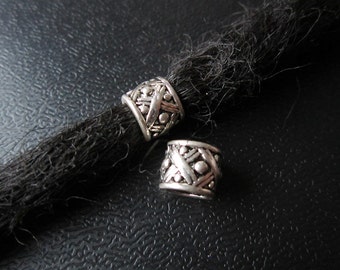 5PCS Silver Dreadlock Beads Dread Hair Braid Jewelry | Etsy