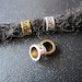 2PCS Antique Silver Dreadlock Beads Dread Hair Braid Jewelry Beard Beads Accessories 4.5mm Hole ...