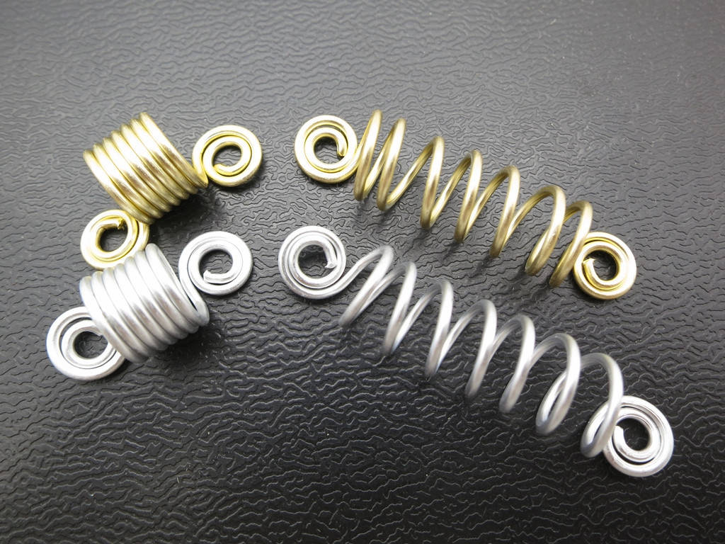 6PCS gold silver dreadlock Beads dread hair braid tube 7.5mm | Etsy