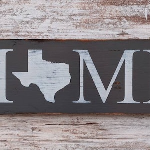 Texas Home Sign. Texas Home Decor. Texas Home Poster. Reclaimed Wood ...